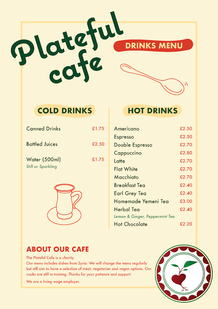 Menus - Plateful Cafe